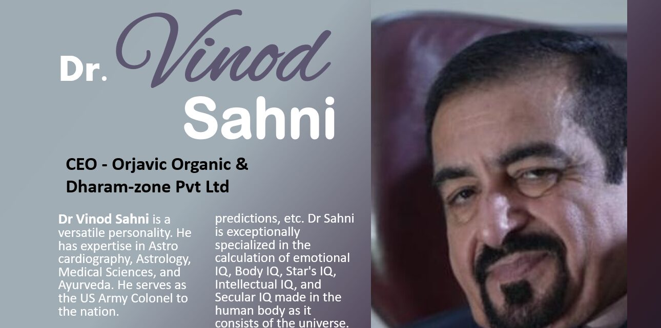 Dr. Vinod Sahni - Hollywood Elites Magazine
